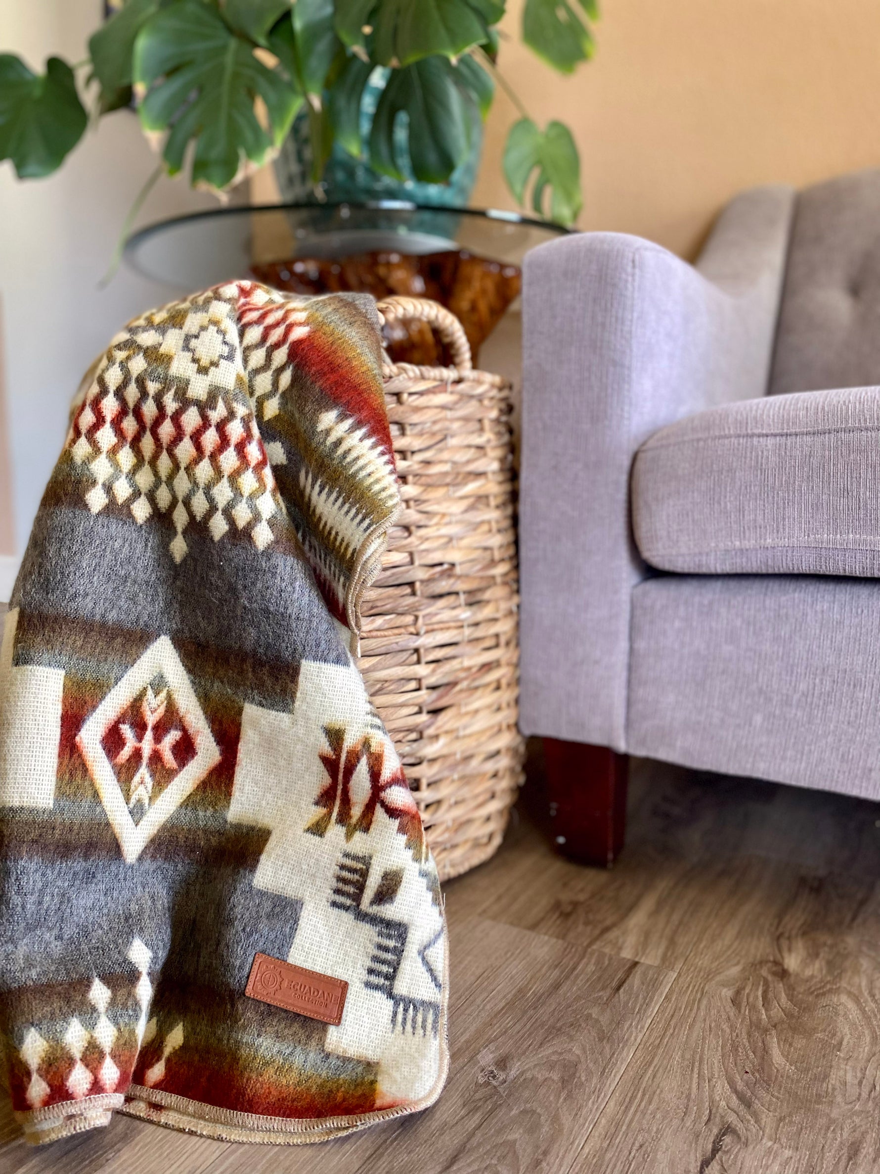 Artisan-Made Southwestern Queen-Sized Blanket - Andes Beach | Shop Blankets