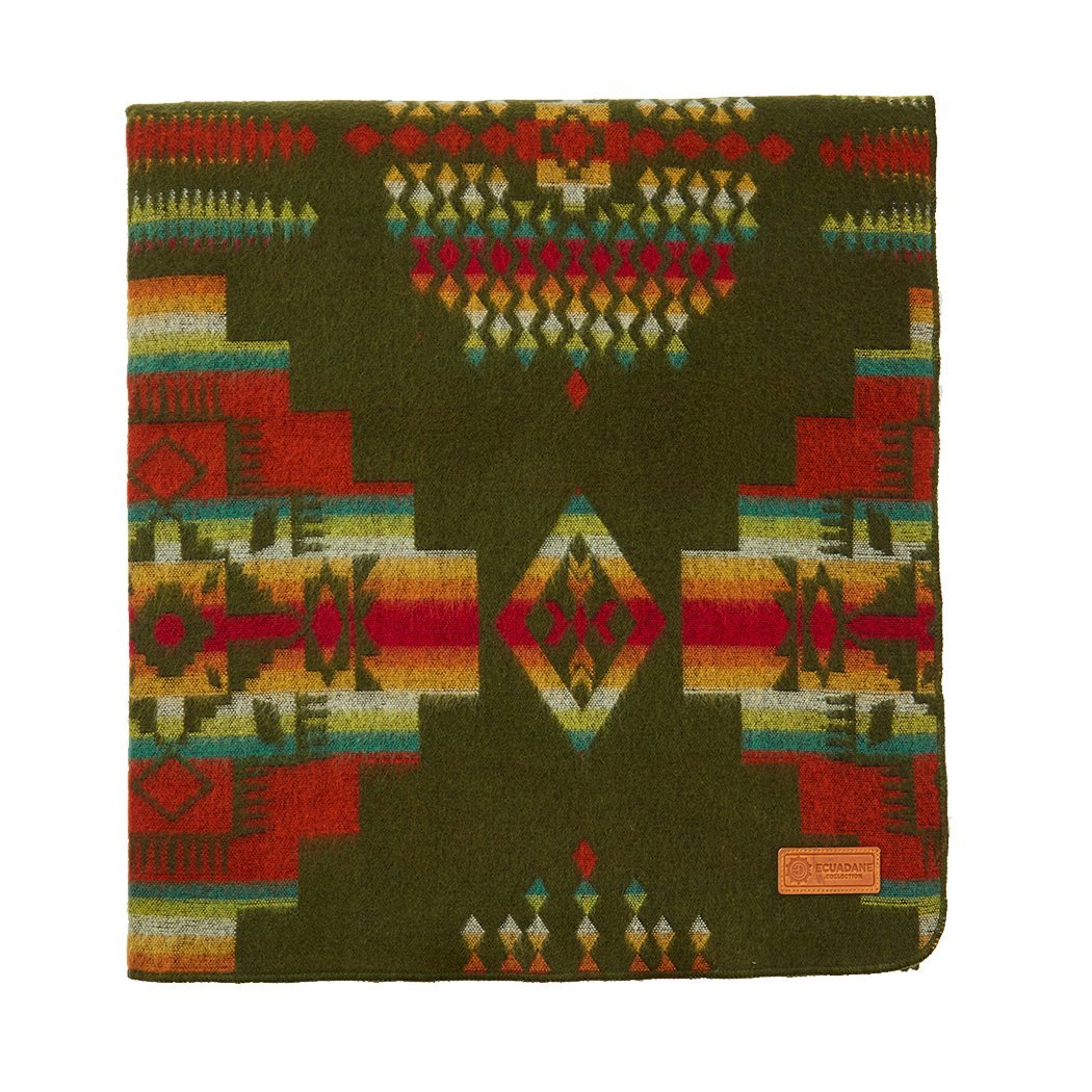 Artisan-Made Southwestern Queen-Sized Blanket - Andes Forest | Shop ...
